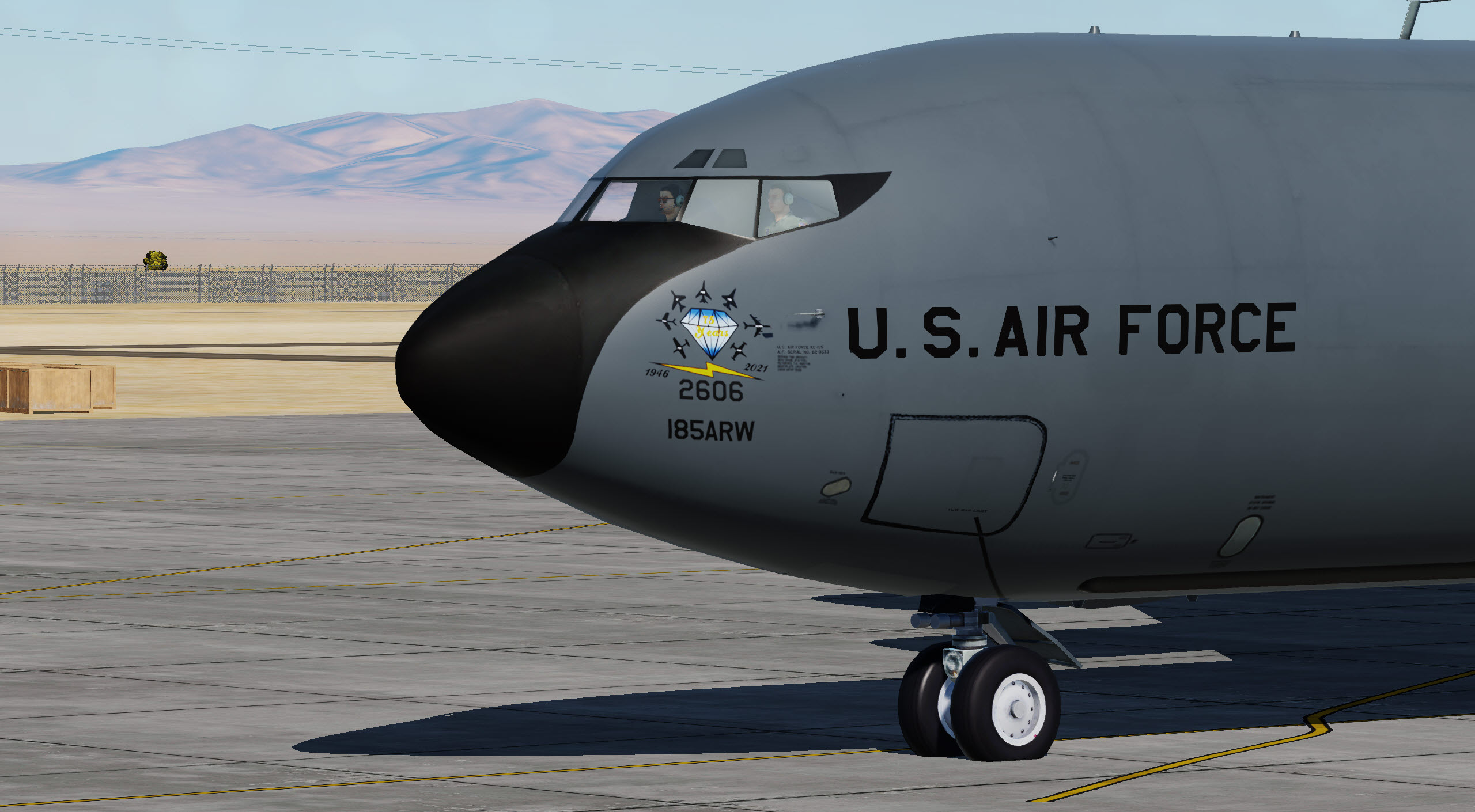KC-135 IA ANG 185th ARW Sioux City HD 4K